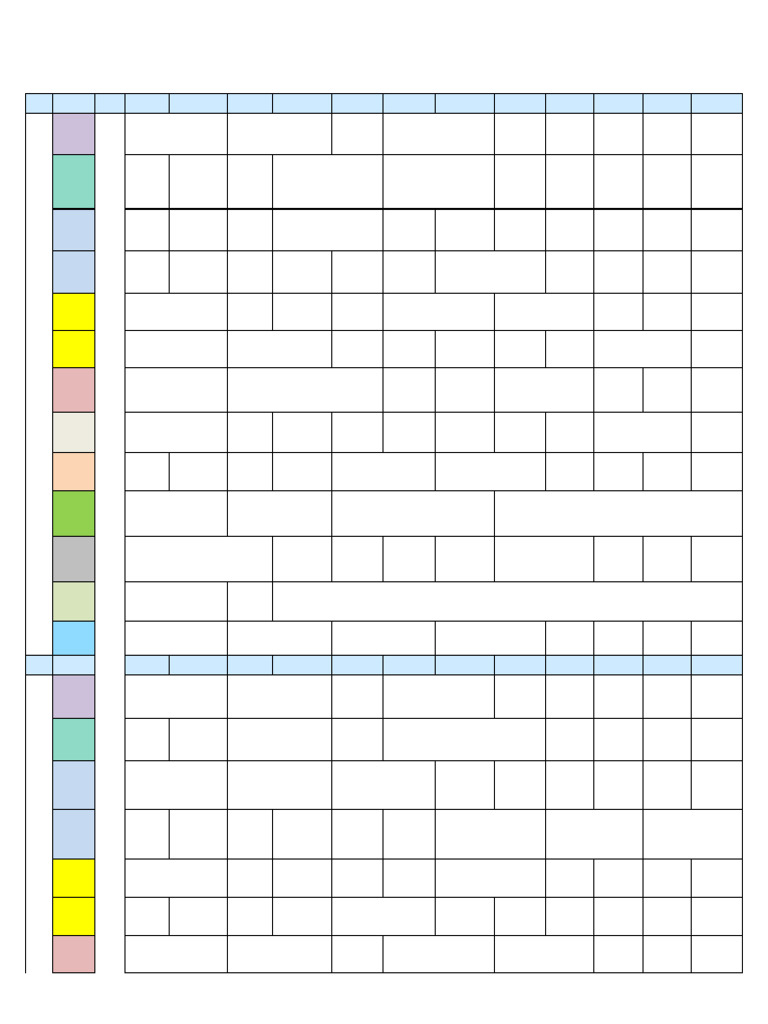 4TH Draft Teaching Timetable - 1ST Semester, 2024-2025 | PDF | Clinical ...