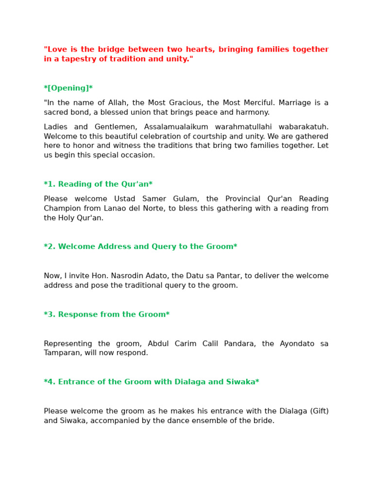 Final Script Dialaga Mayor | PDF | Social Conventions | Religion ...