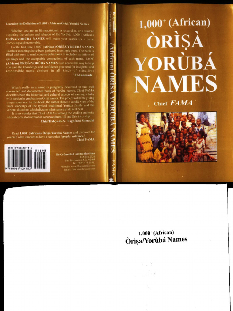 1000 Nombres Yoruba | PDF