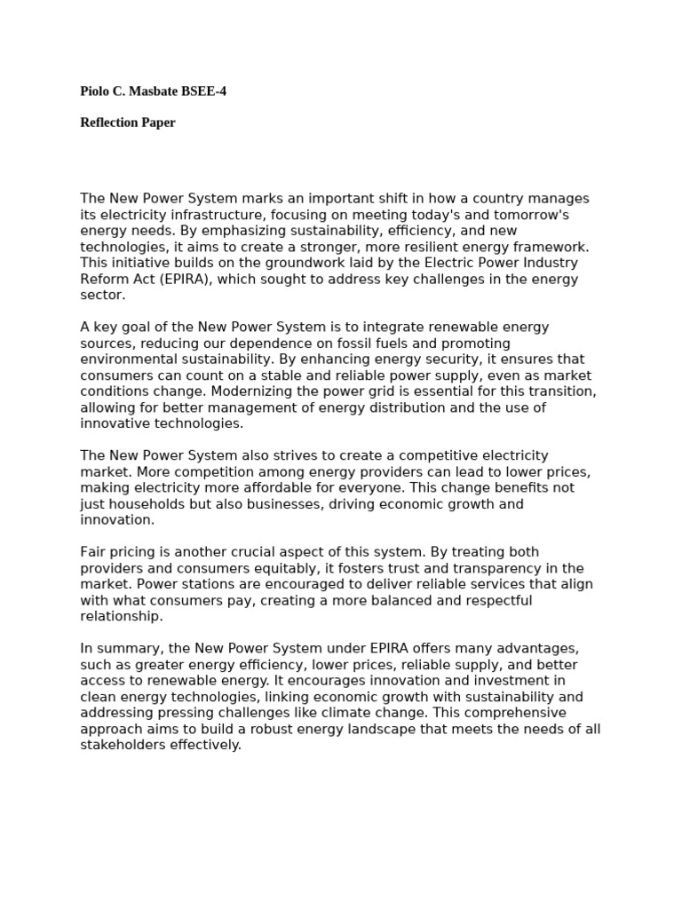 Reflection Paper | PDF