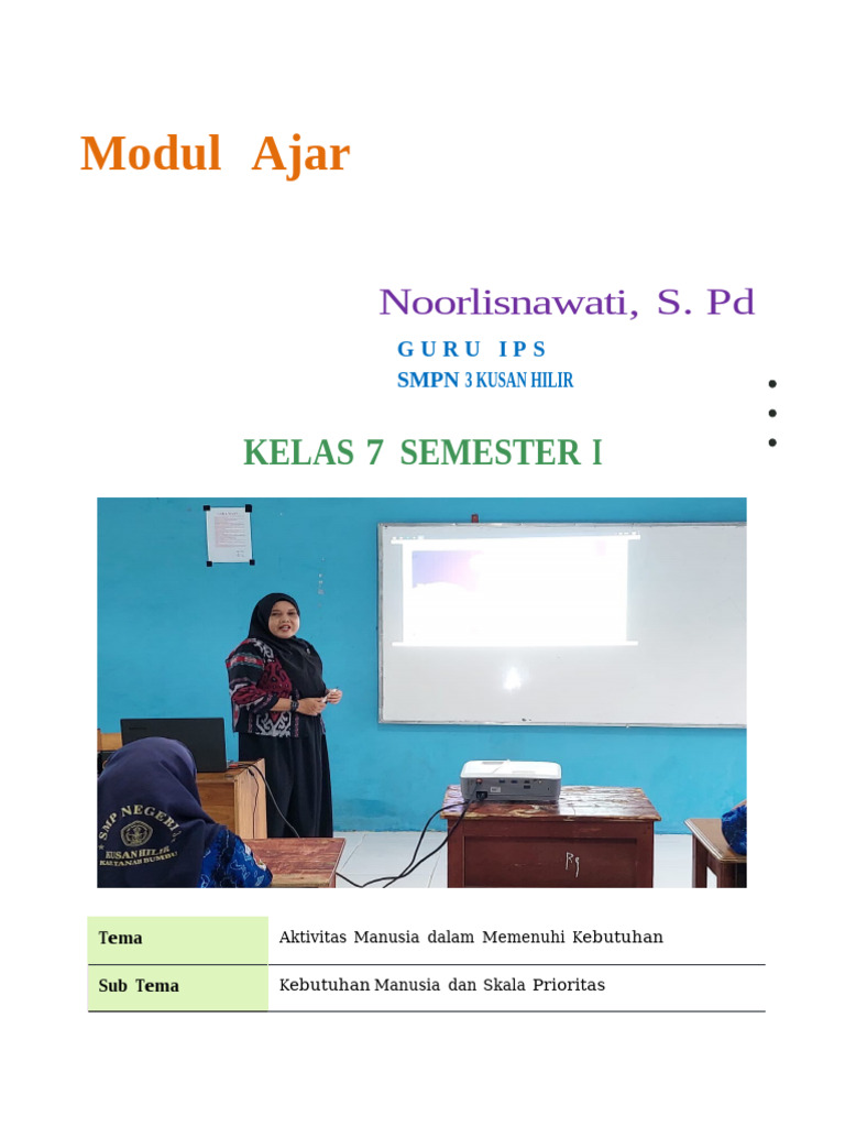 Modul Ajar Ibu Lisna | PDF
