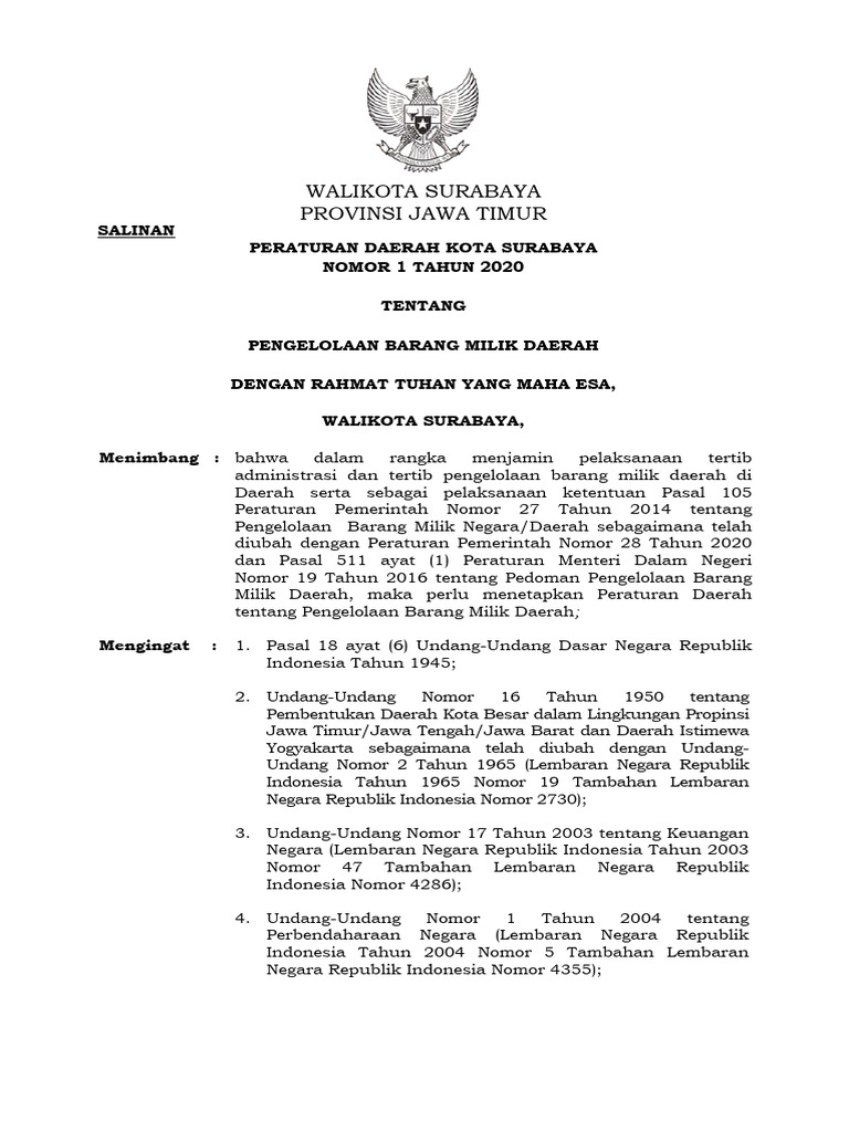 3731 Perda 1-2020 | PDF