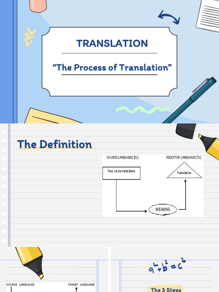 The Process of Translation | PDF