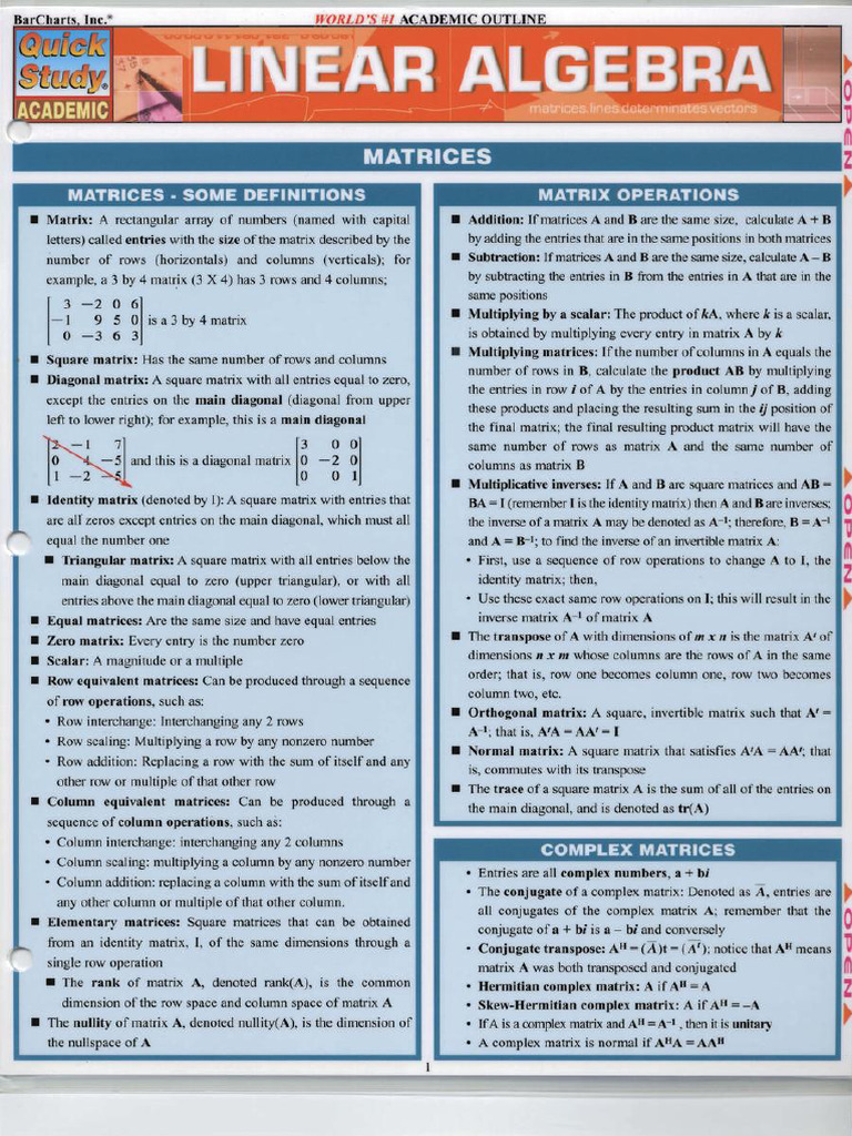 Linear Algreba | PDF