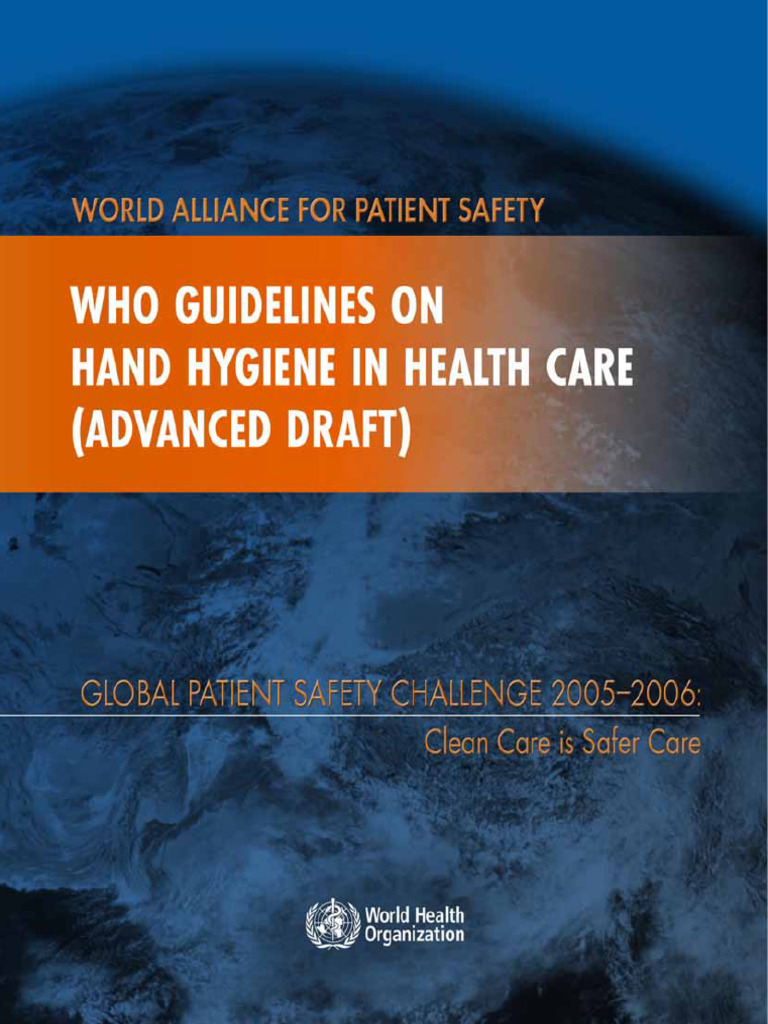Hand Hygiene WHO | PDF