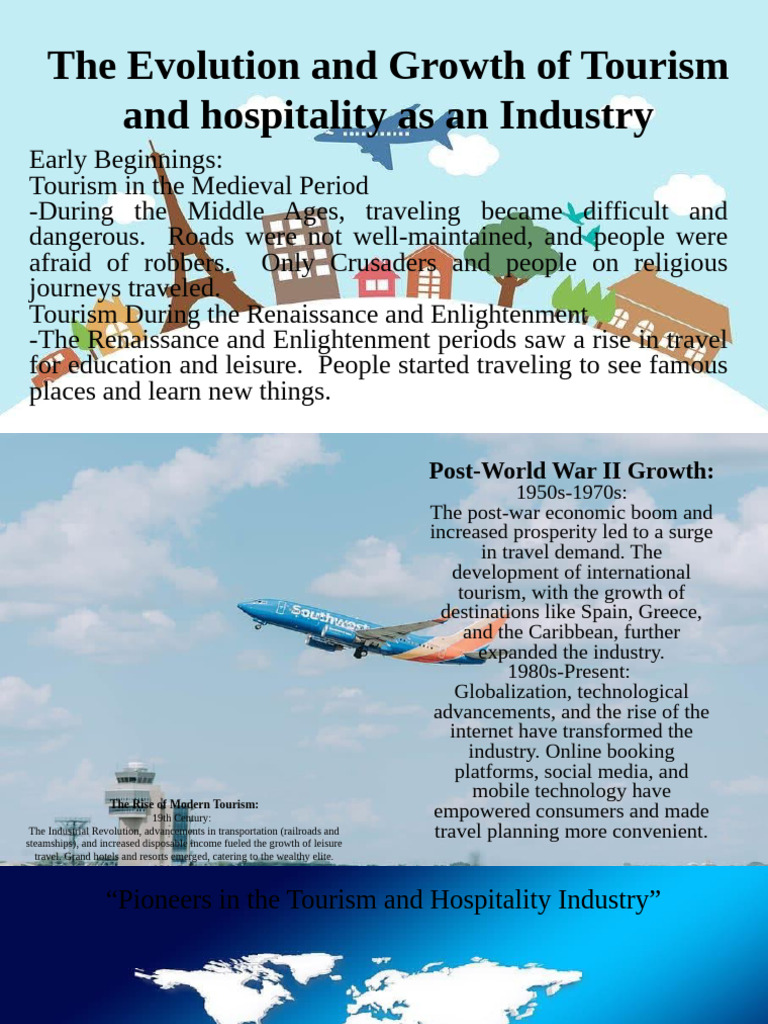 The Evolution and Growth of Tourism and Hospitality As An Industry | PDF