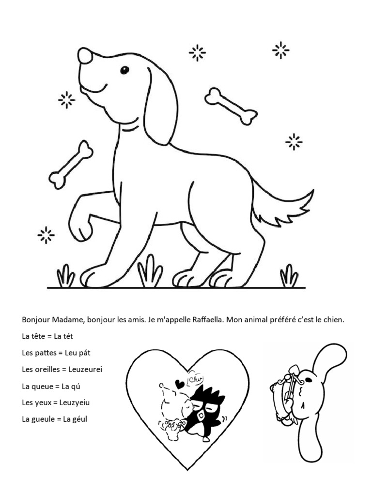 Animal Préféré - Repaso (FR) - In, On, Under, by (En) | PDF