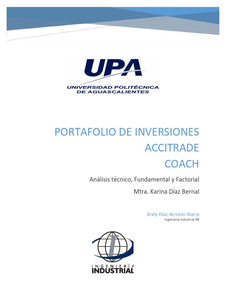 Portafolio de Inversiones Accitrade Coac-1 | PDF | México