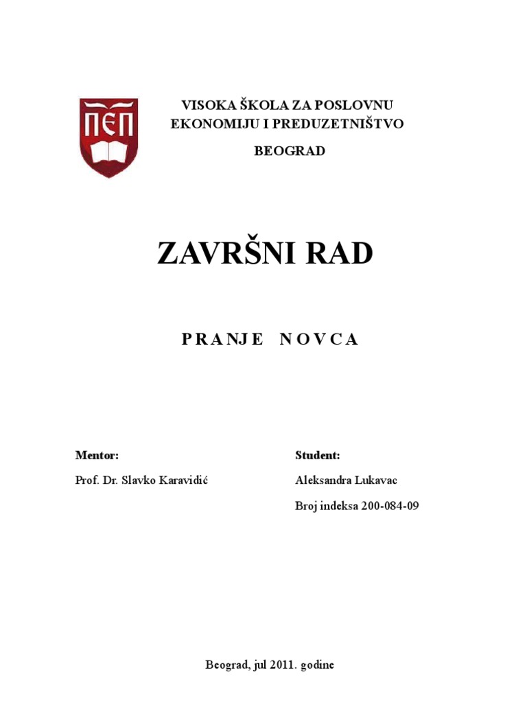 Pranje Novca | PDF