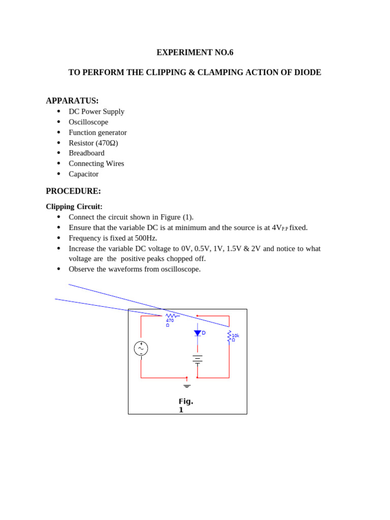 EDC Experiment 6 | PDF