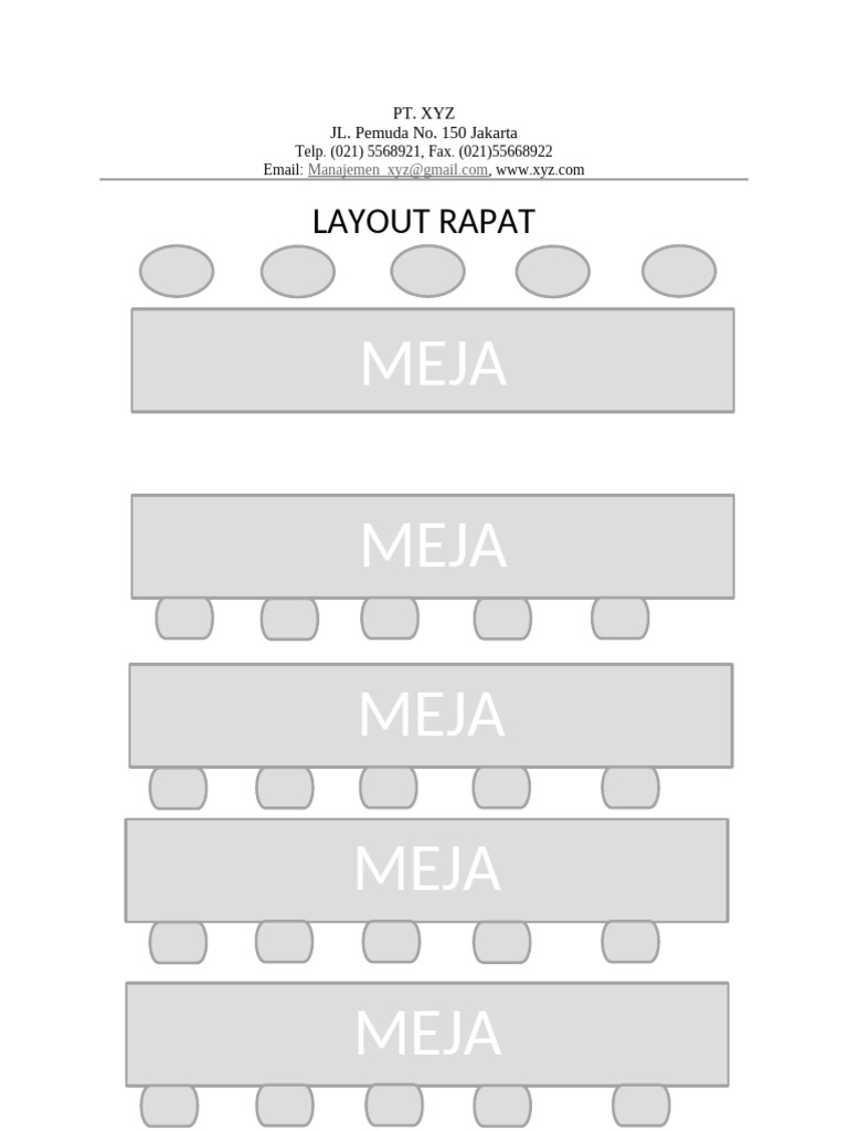 Layout Rapat 023739 | PDF