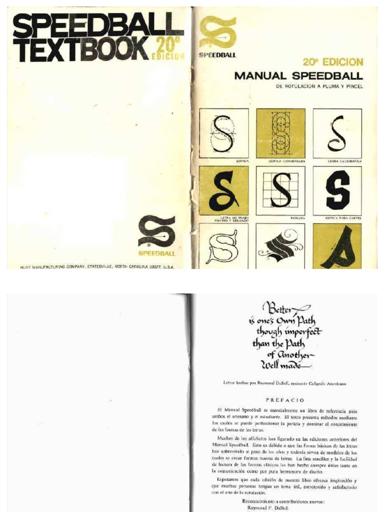 PDF Speedball Lettering Textbook Compress | PDF