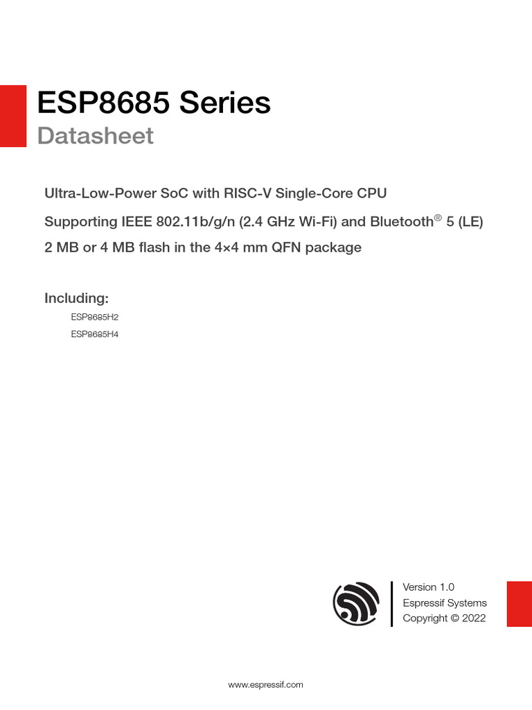Esp8685 Datasheet en | PDF