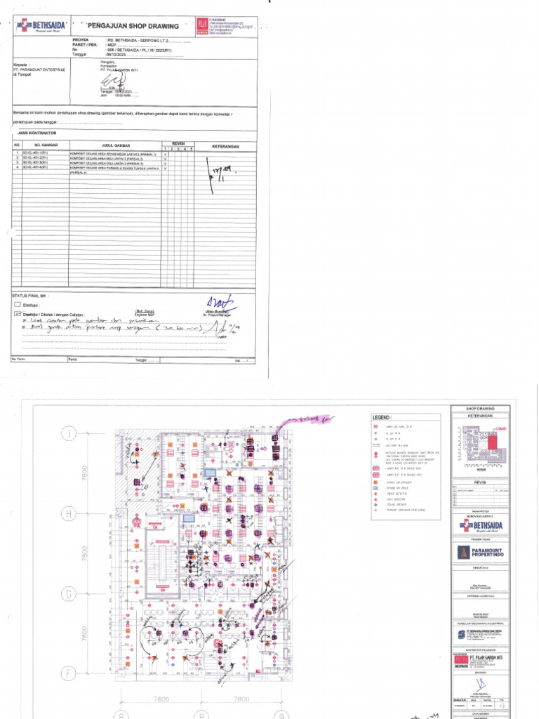 Reflection Ceiling Plan Lantai 2(r1) | PDF