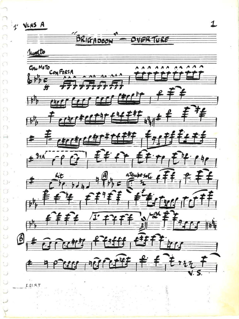 Loewe & Lerner - Brigadoon (Violin 1-A) | PDF