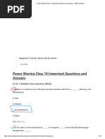 Power Sharing Concepts for Class 10 | PDF | Democracy | Political ...