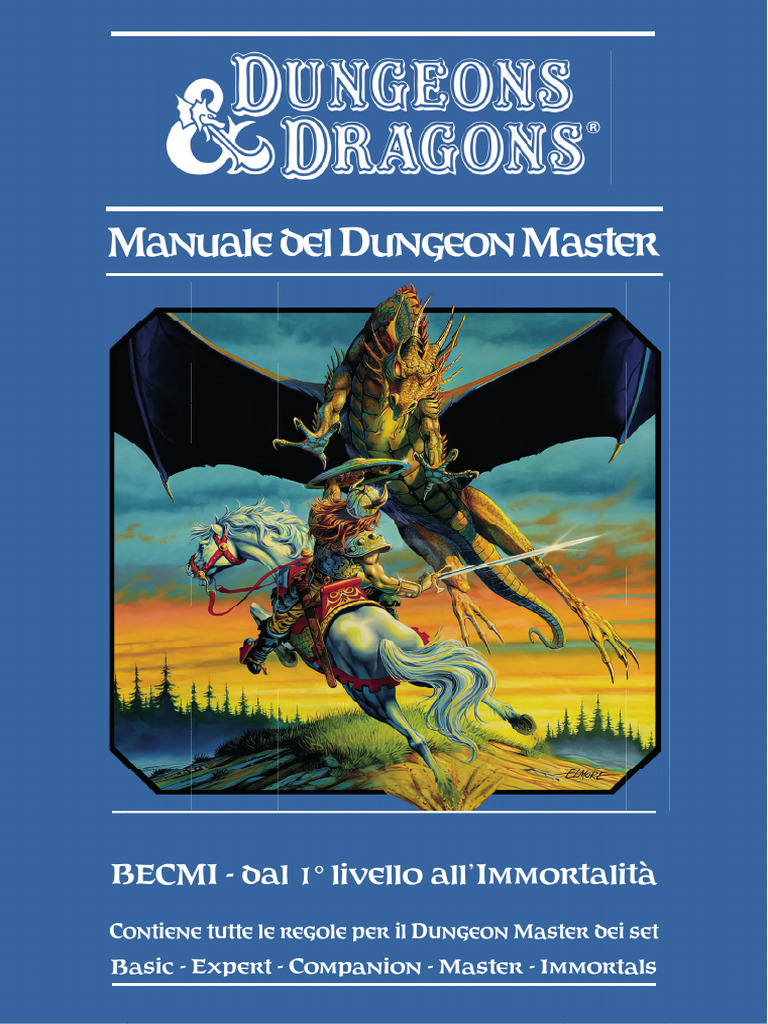 BECMI Manuale Del Dungeon Master 1-36 Italian V 2 | PDF | Dungeons ...