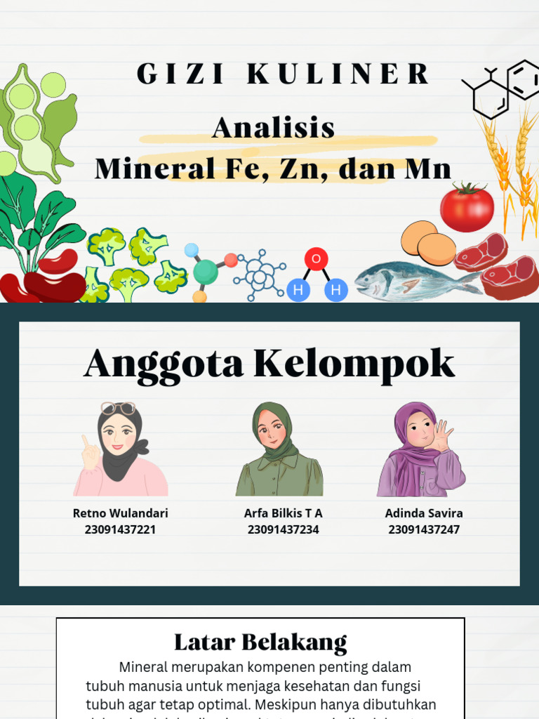 PPT_Kel. 7_Mineral Fe, Zn, Mn | PDF