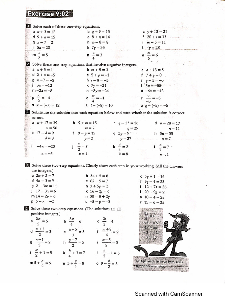 Equations Extra Revision | PDF