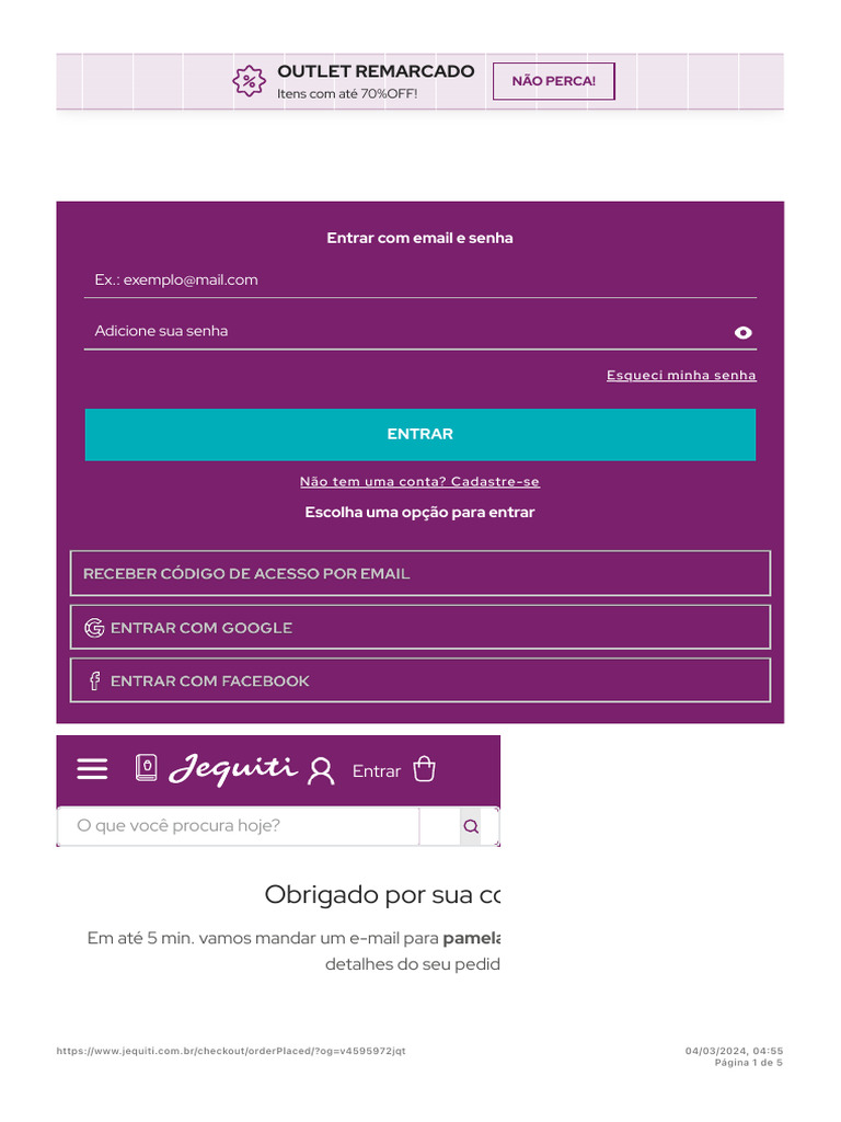 Pedido Confirmado | PDF