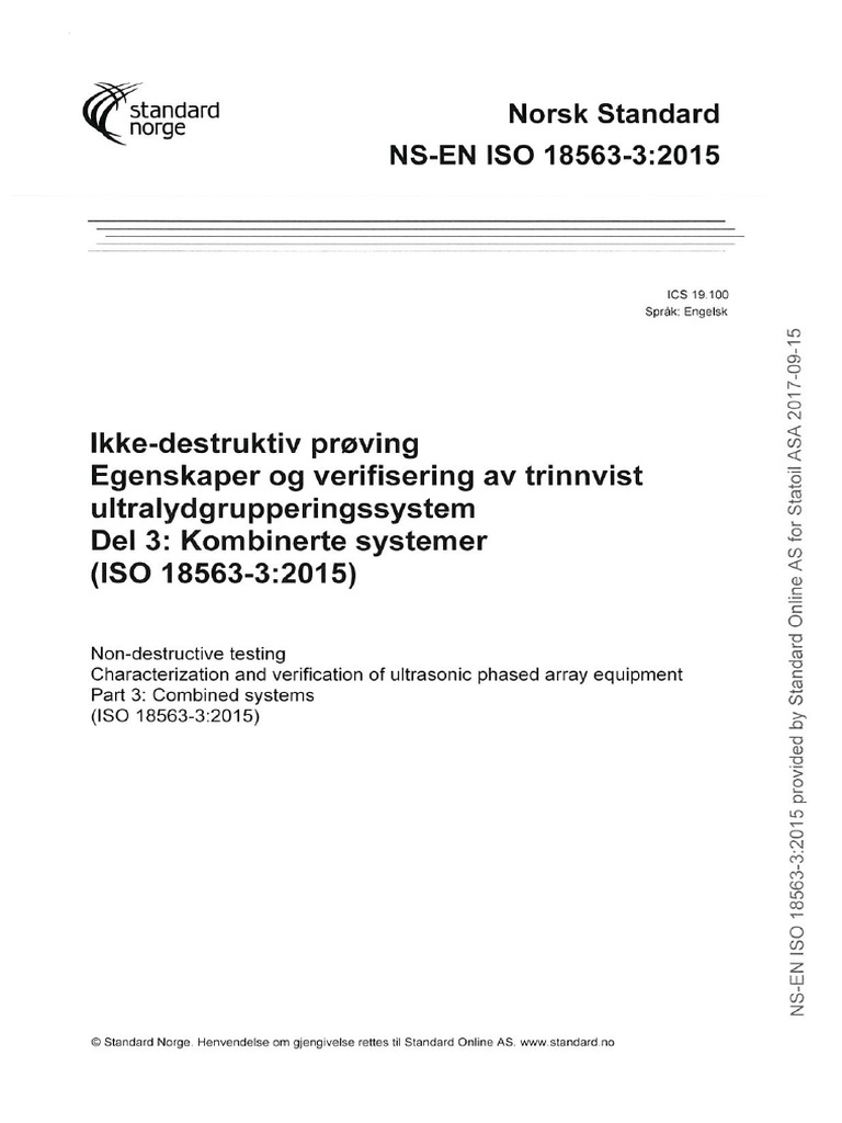 En Iso 18563-3 | PDF