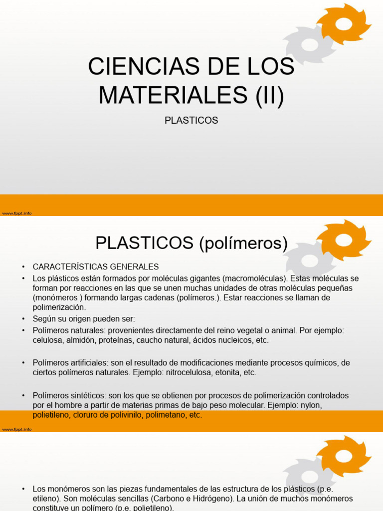 Ciencias de Los Materiales (II)- Ceramicos - Polimeros | PDF