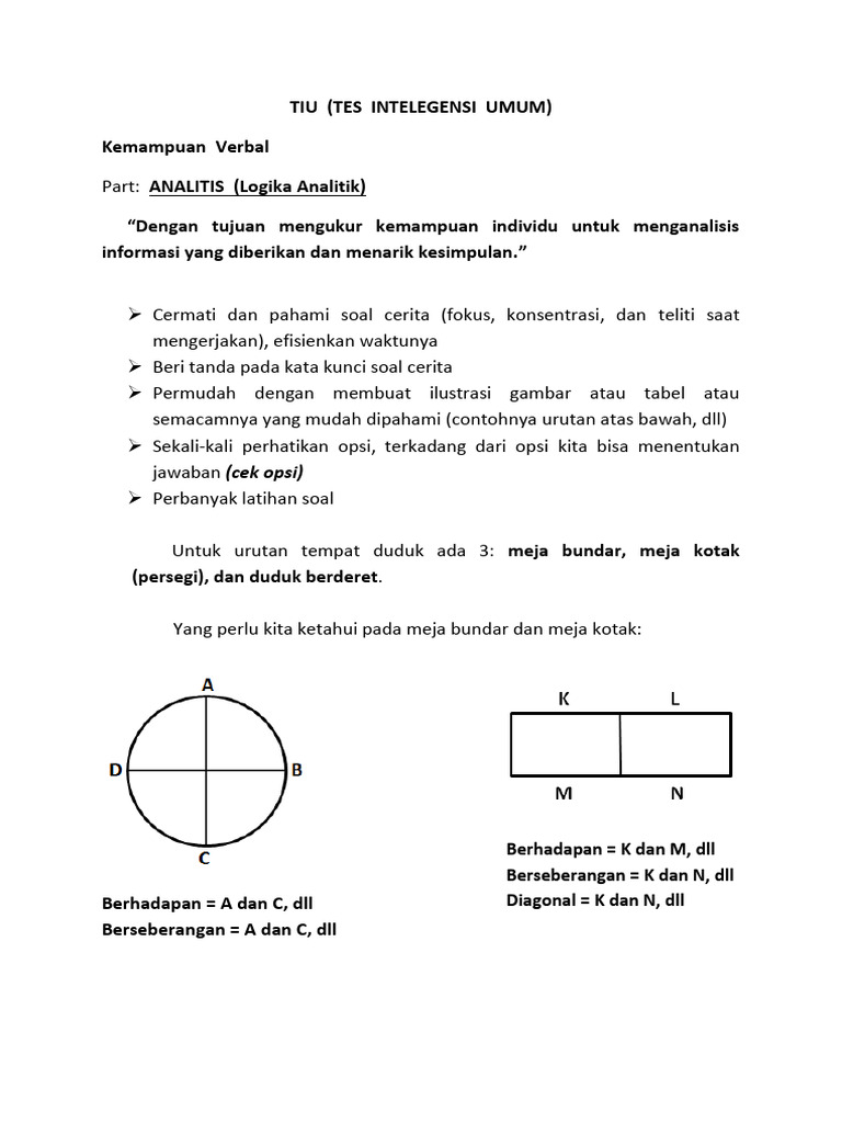 Tiu Analitis. | PDF