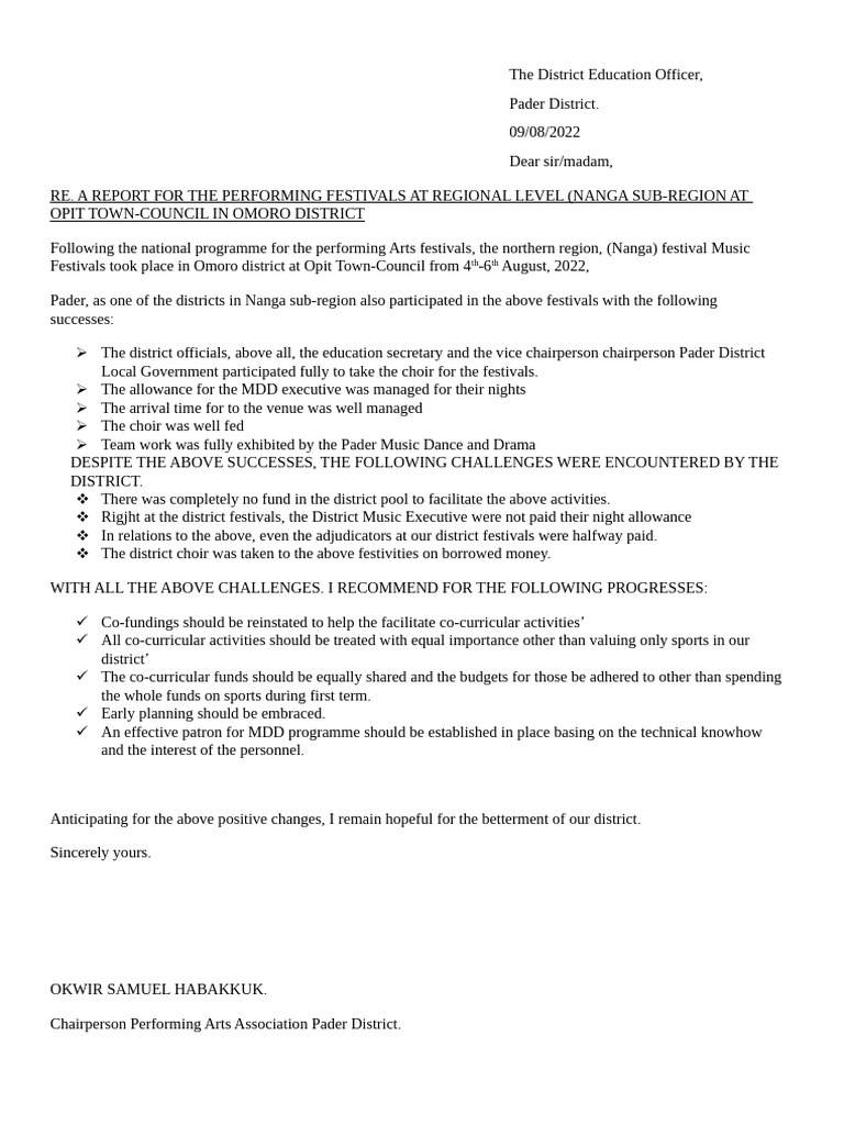 Pader MDD Report - 093550 | PDF