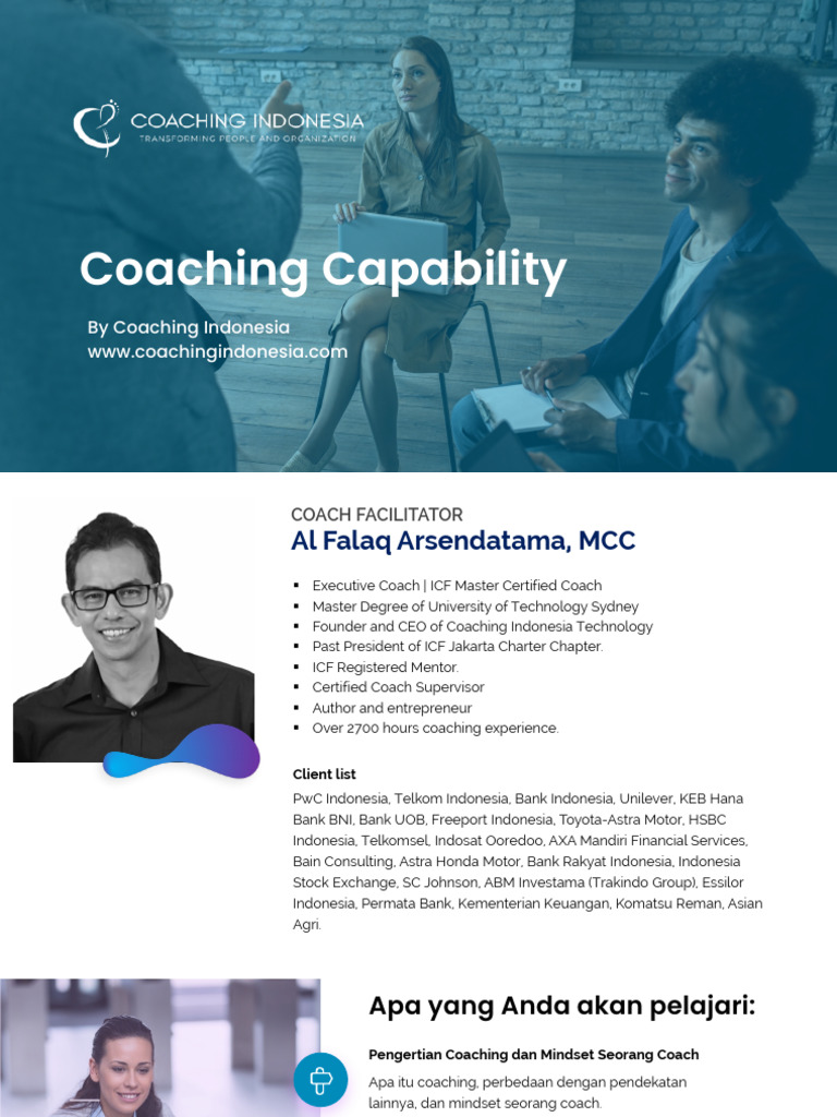 Coaching Capability - Coaching Indonesia - 15 Mei 2024 | PDF
