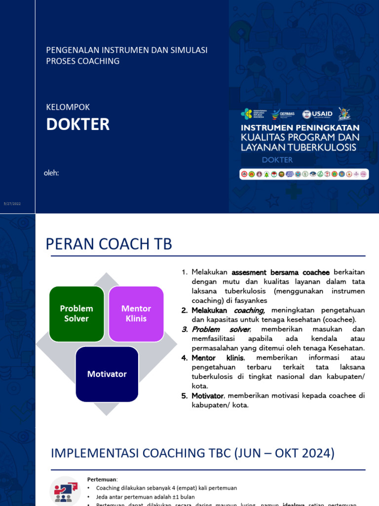 Materi Penjelasan Instrumen Dan Coaching - Kelompok Dokter - 16 Mei 2024 | PDF