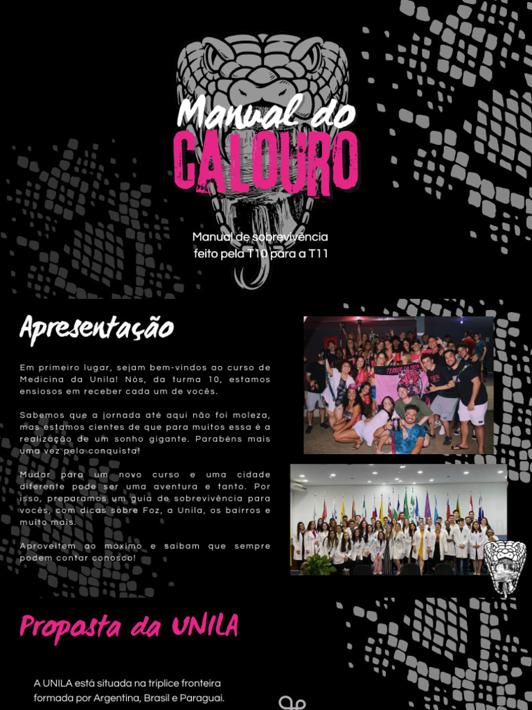 Manual Do Calouro PDF | PDF