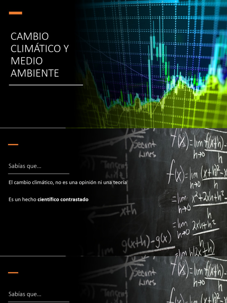 Cambio Climatico y Medio Ambiente | PDF
