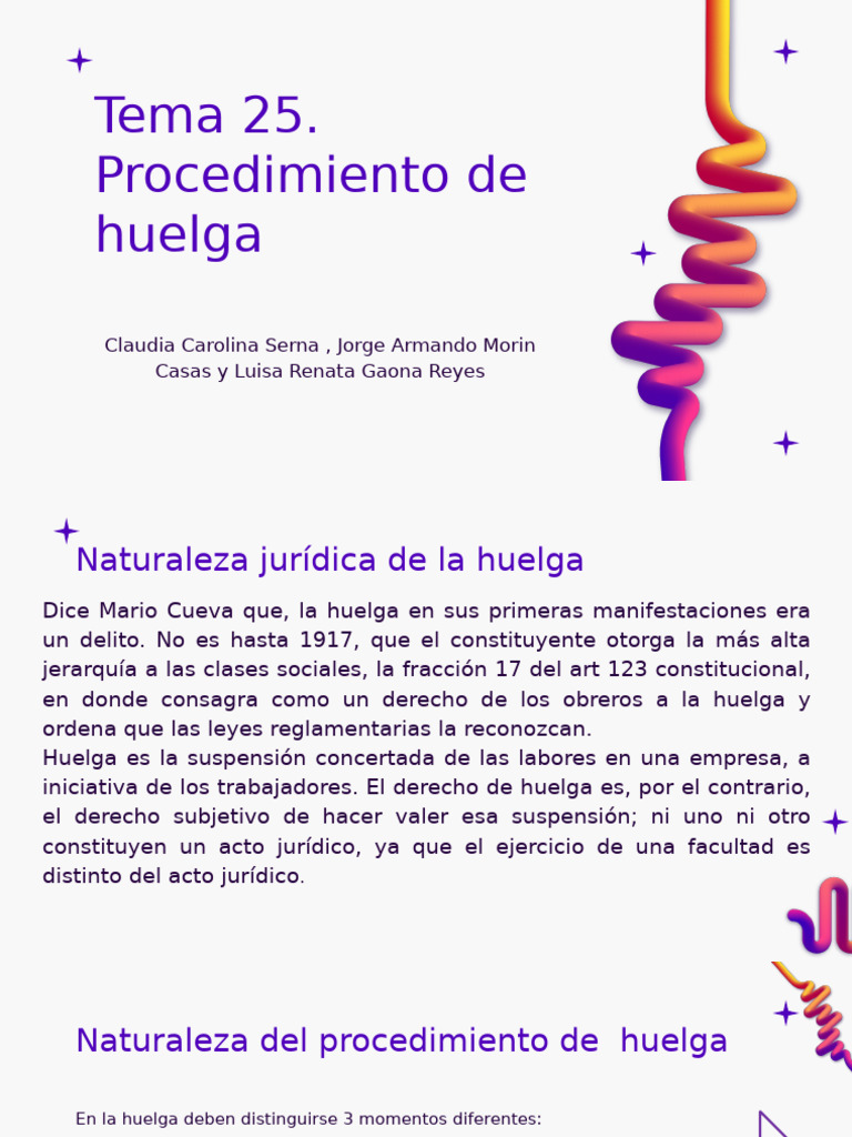 Ficha 25. Procedimiento de Huelga | PDF