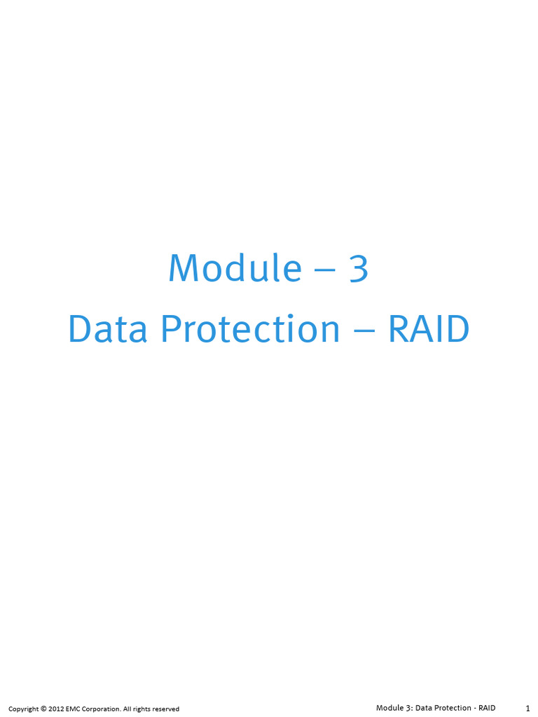 Data Protection - RAID | PDF