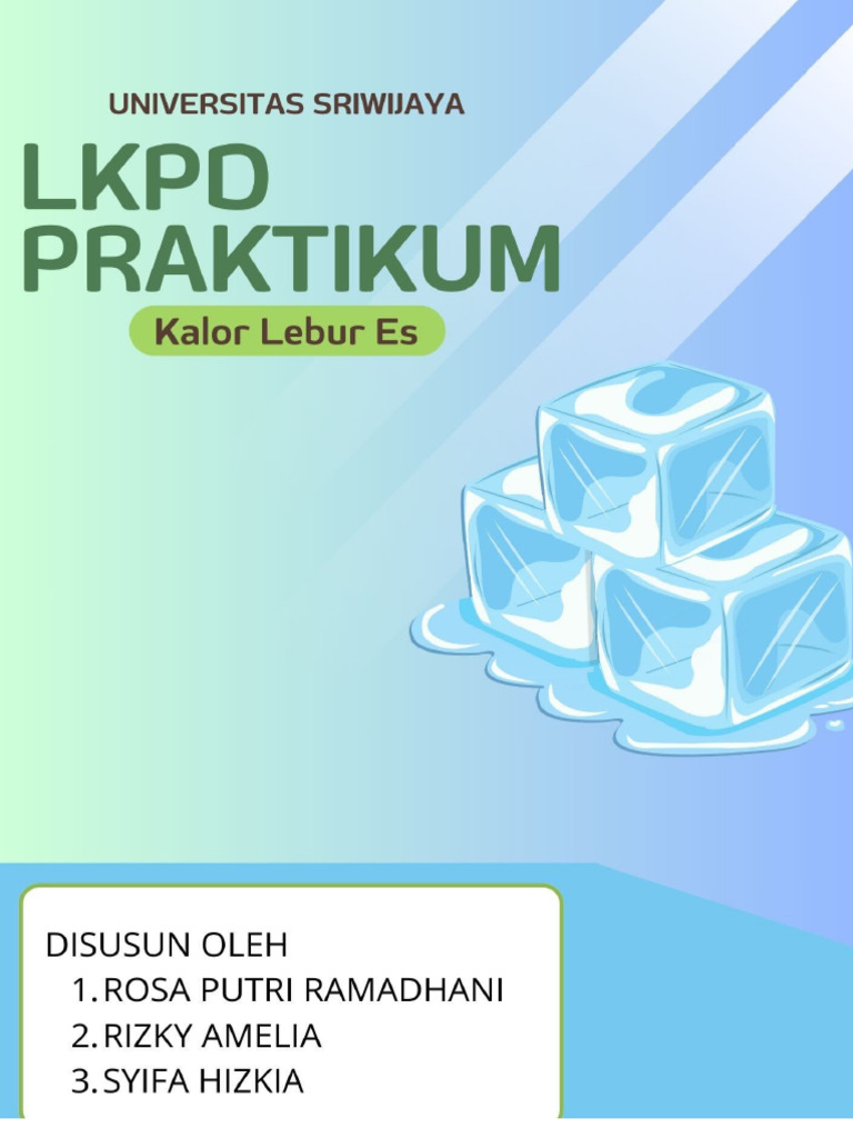 LKPD Kalor Lebur Es | PDF