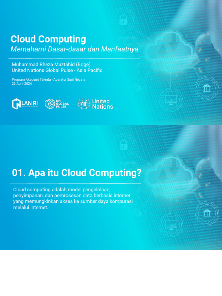 Cloud Computing - Pengenalan - Memahami Dasar-Dasar Dan Manfaatnya | PDF Cloud Computing - Pengenalan - Memahami Dasar-Dasar Dan Manfaatnya | PDF