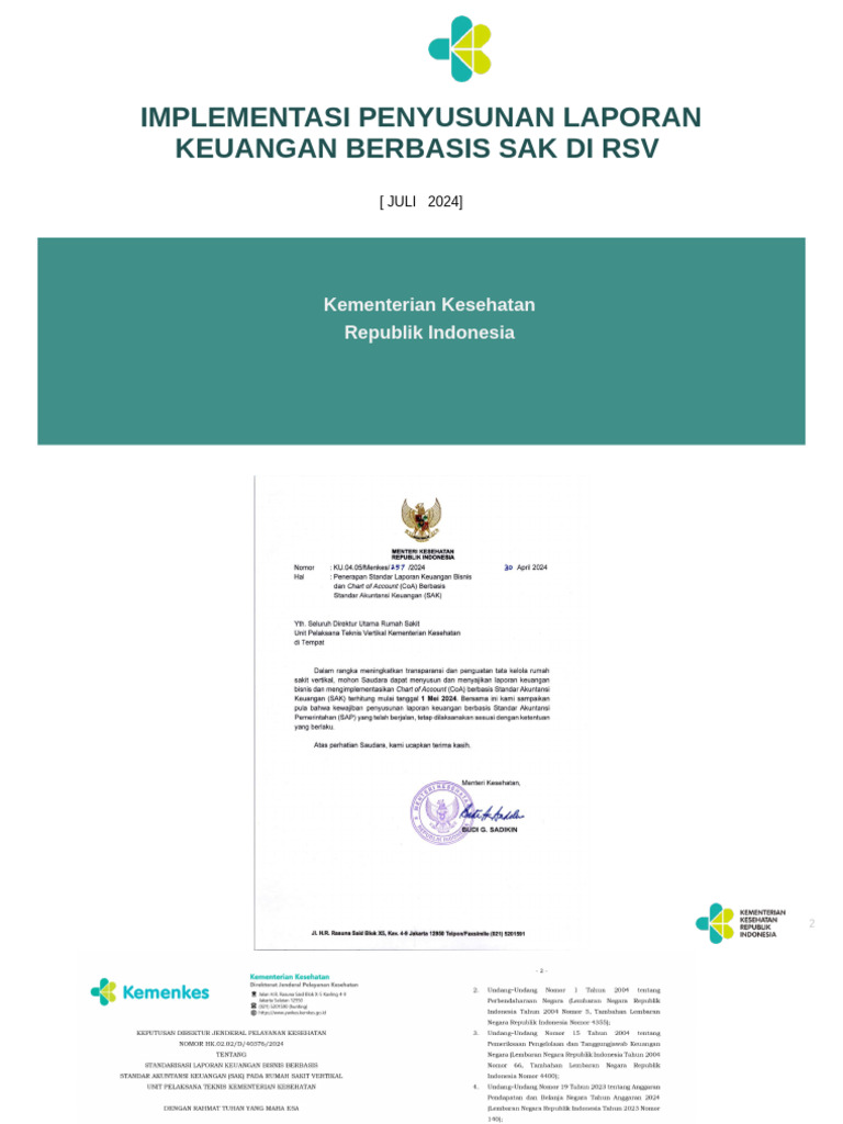 IMPLEMENTASI SAK DI RSV | PDF
