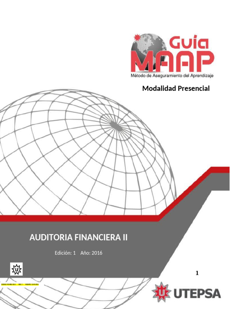 Guía MAAP AUD FIN II | PDF