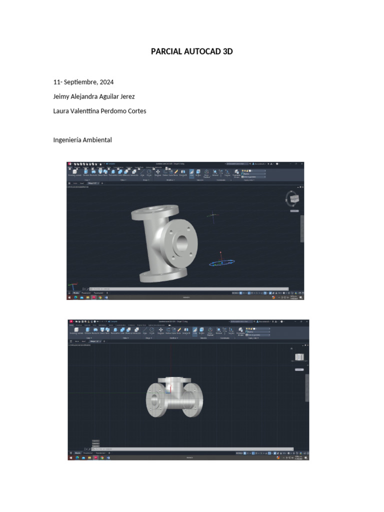 Parcial Autocad 3d | PDF
