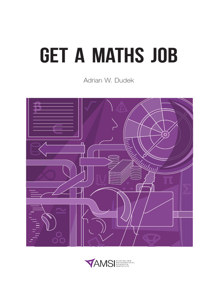 Get A Maths Job Guide | PDF | Mathematics | Career & Growth