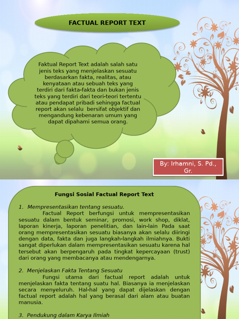 Factual Report Text | PDF