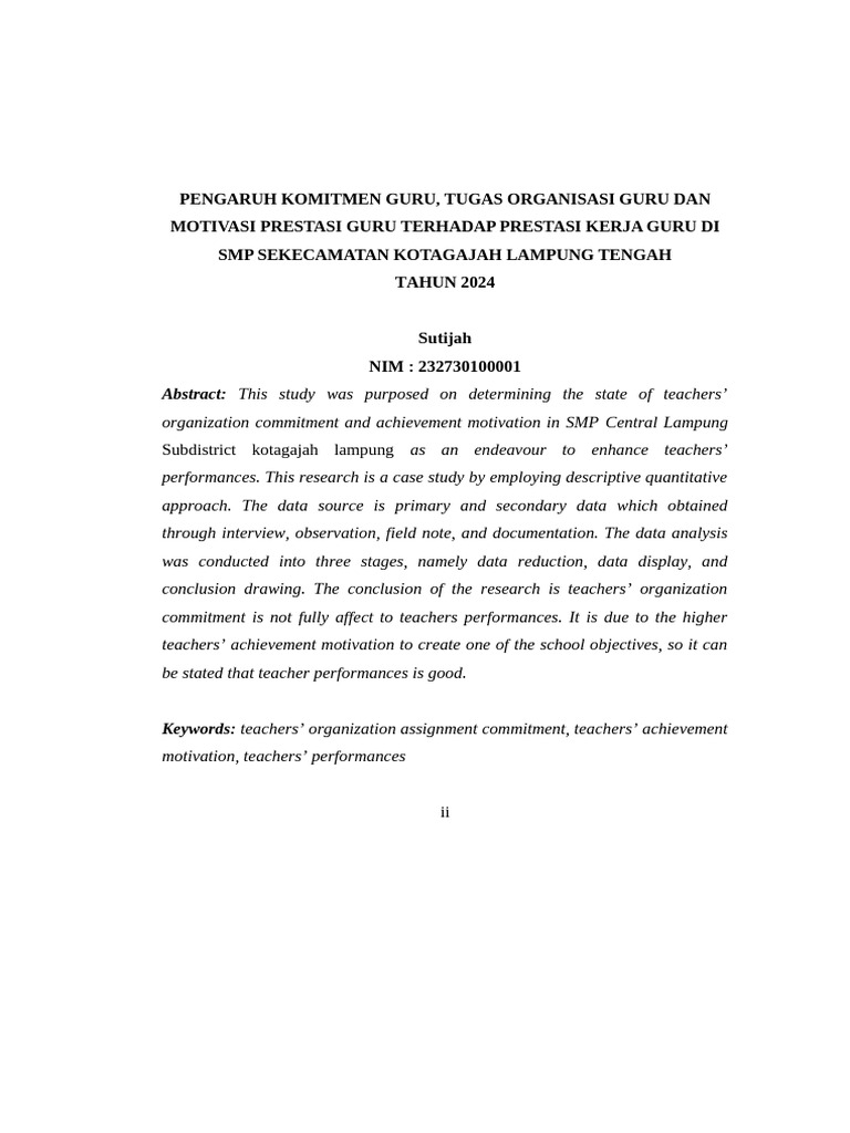 DOKUMEN PROPOSAL PENELITIAN BU SUTIJAH 2024 | PDF