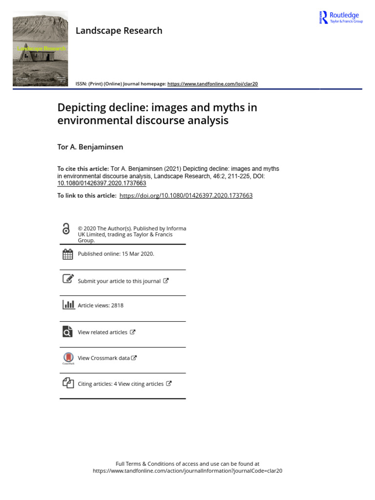 1.Depicting decline images and myths in environmental discourse ...