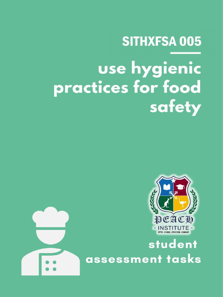 SITHXFSA 005 - Student Assessment Tasks | PDF
