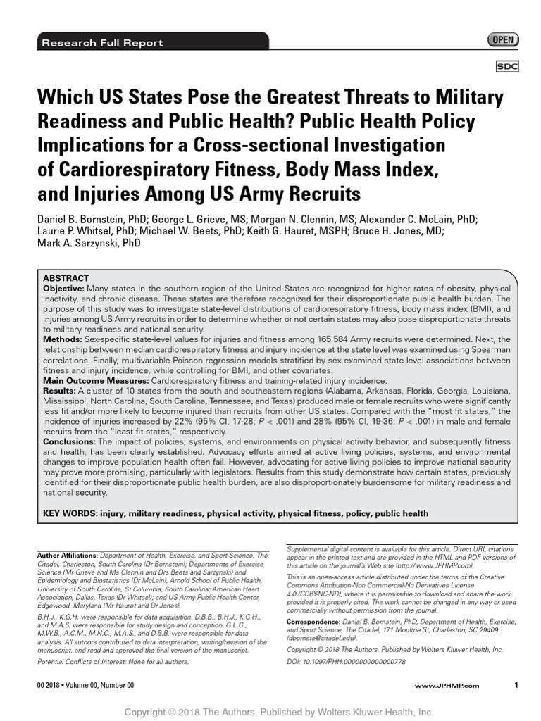 Which US States Pose The Greatest Threats To.99523 | PDF