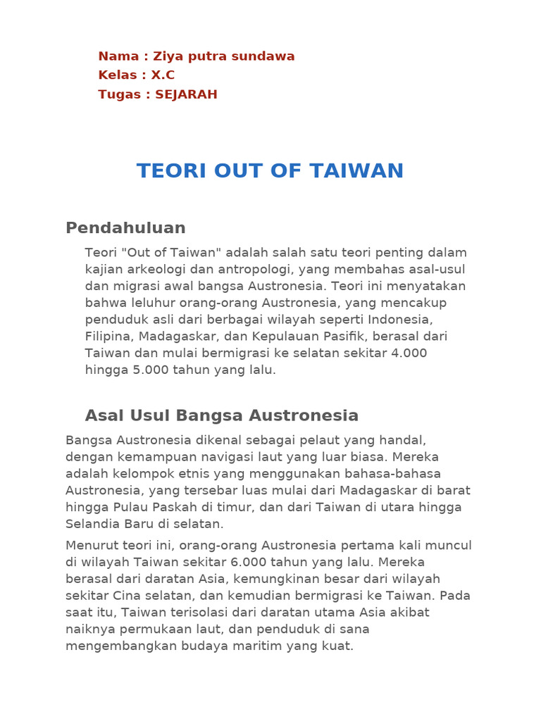 Sejarah Ziya X.C | PDF