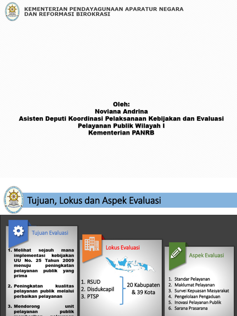 Evaluasi Pelayanan Publik 2016 KemenPANRB | PDF | Indonesia