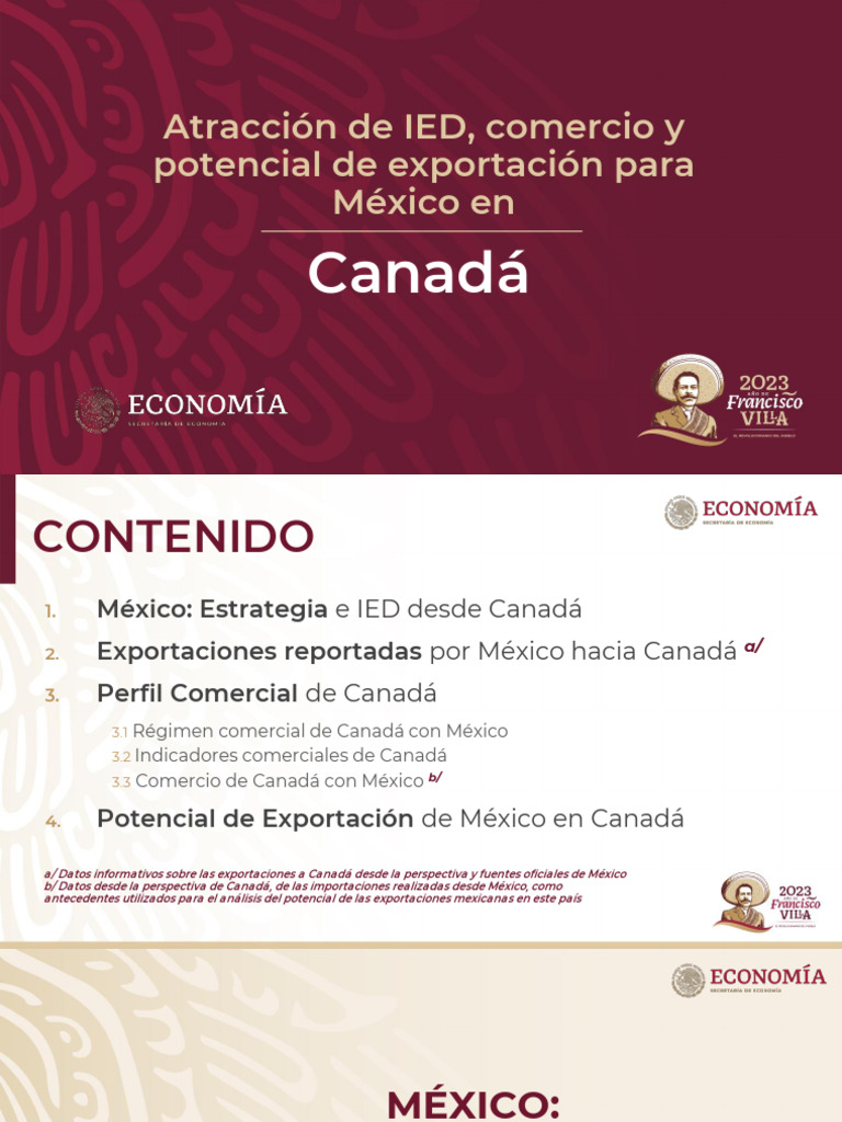 20230515-SE SCE UIEG IED-Comercio-Potencial M Xico-Canad | PDF