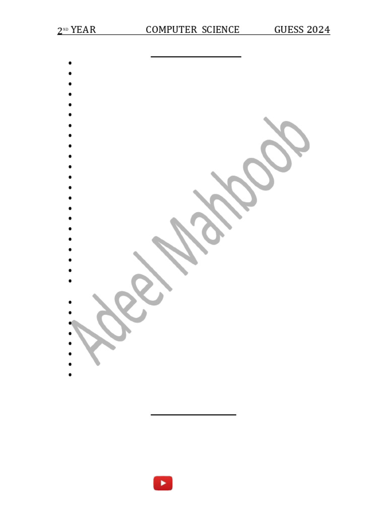 2nd Yr Comp Guess 2024 | PDF