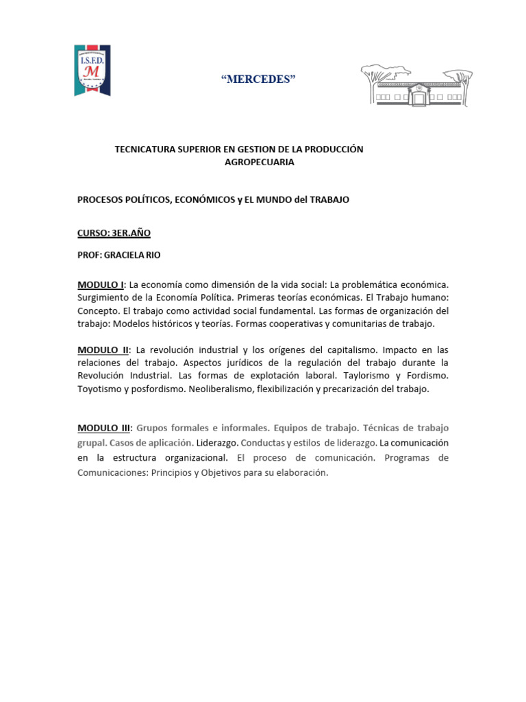 Programa Procesos 2024 | PDF